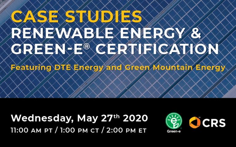 Case Studies: Renewable Energy and Green-e Certification Featuring DTE ...